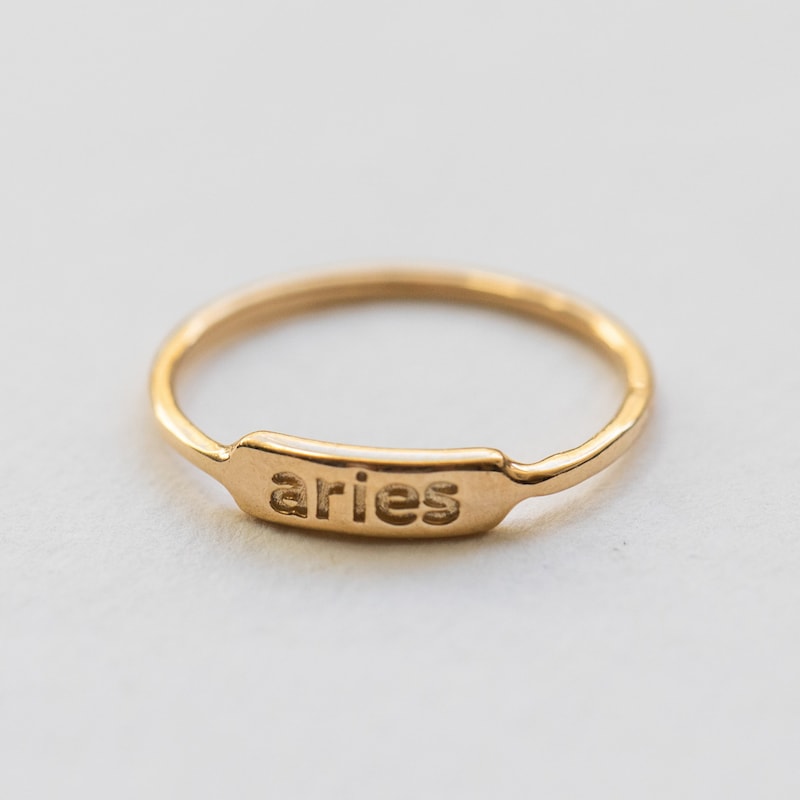 Zodiac Ring - Etsy