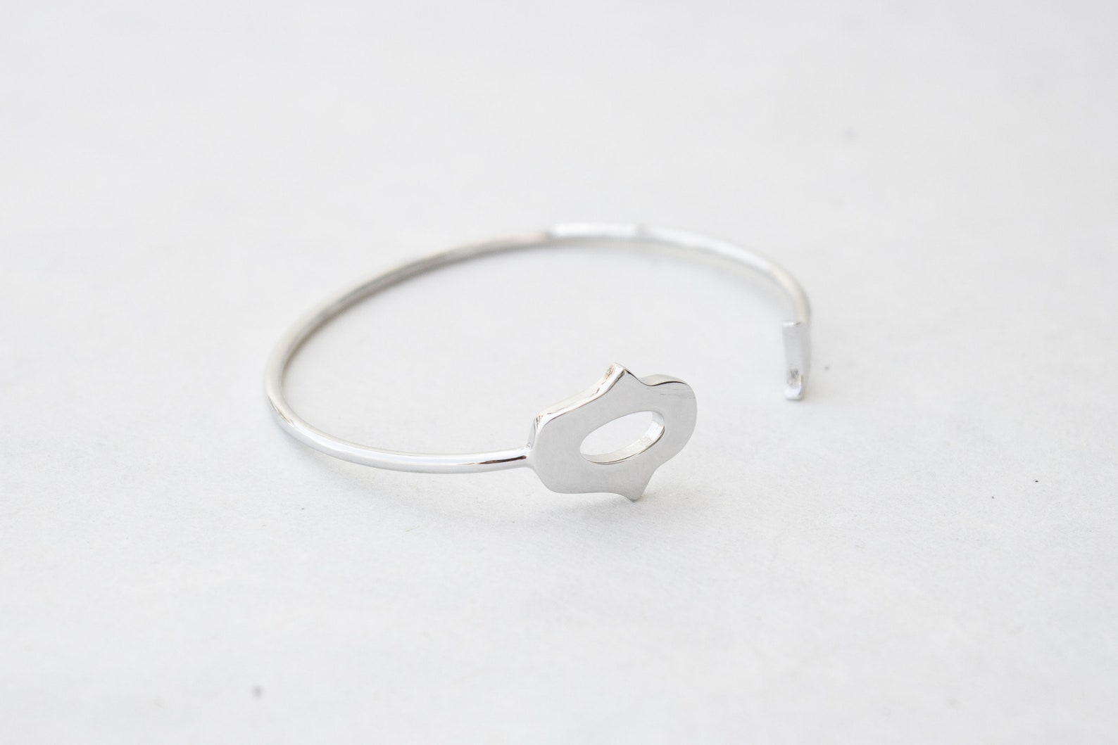 Hamsa Meets Moon Cuff Hamsa Hand Hamsa Bracelet Evil Eye - Etsy