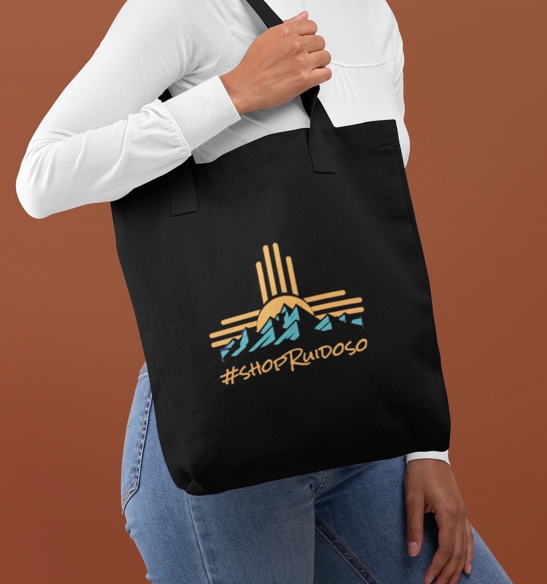 Support Ruidoso Shops, Cotton Tote Bag, Cotton Bag, Ruidoso Strong, Zia ...