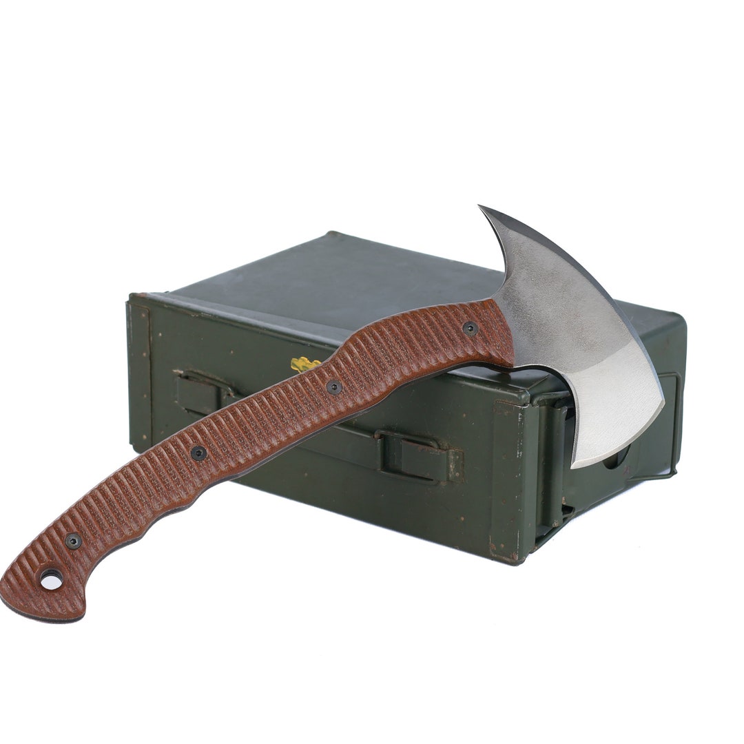 Tactical Tomahawk Axe Battle Ready Ax High Carbon Steel Throwing ...
