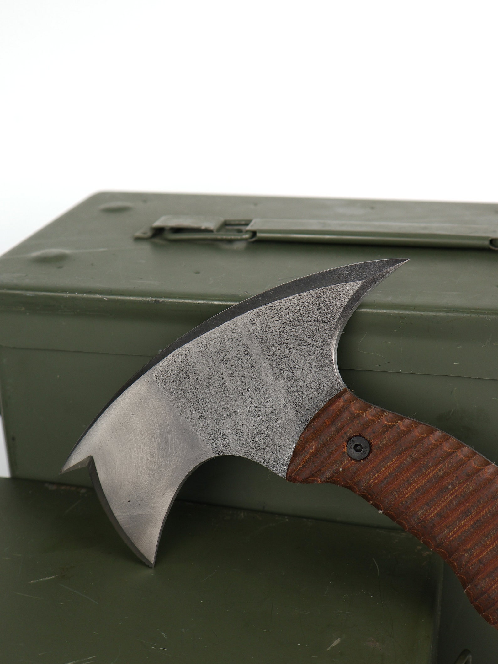 Hand-forged Tactical Tomahawk Axe High Carbon 4340 Steel Throwing ...