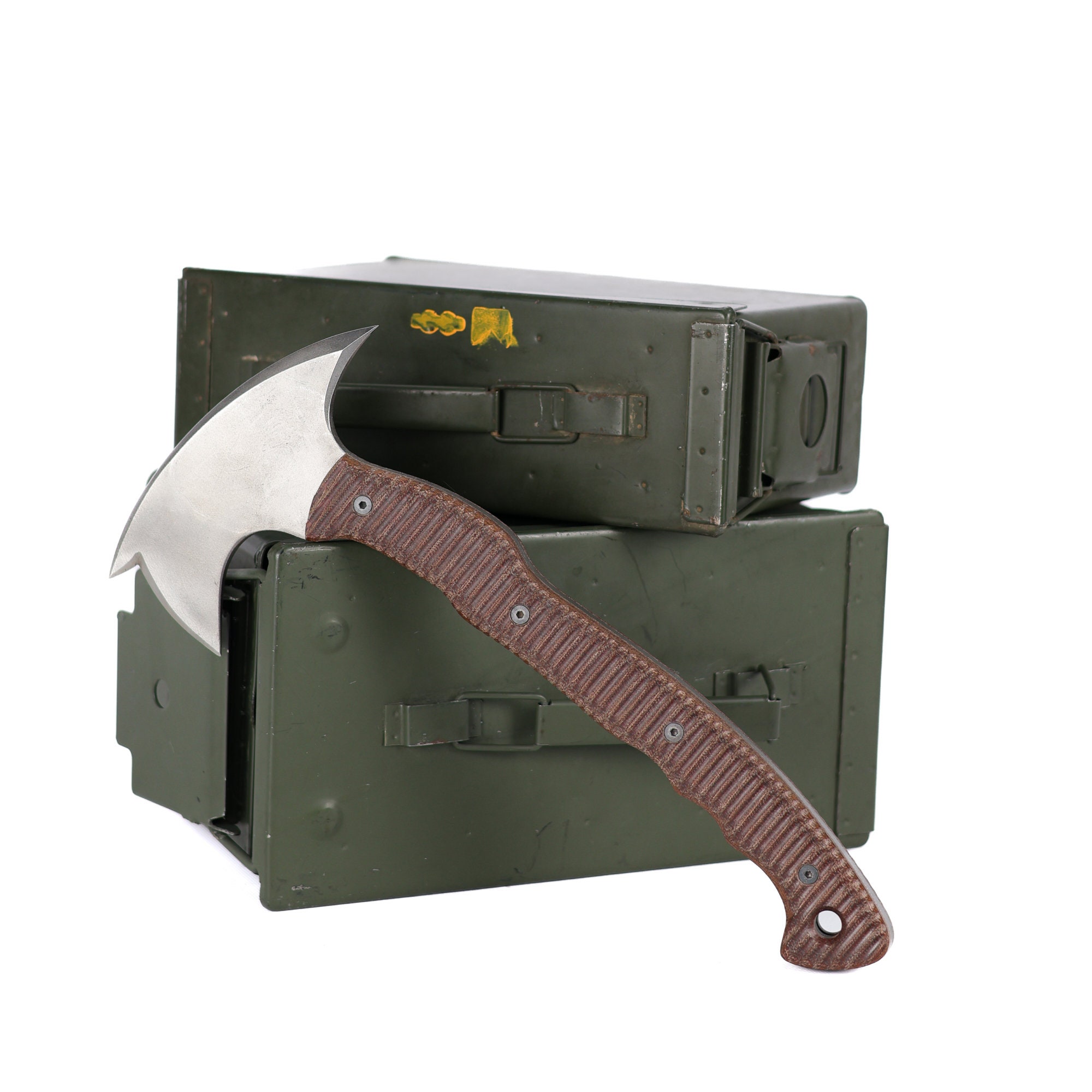 Tomahawk Tactical Axe Battle Ready Ax High Carbon Steel Throwing ...