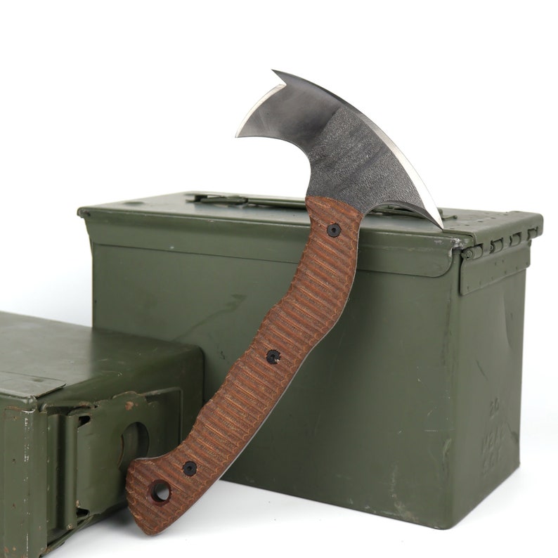 Hand-forged Tactical Tomahawk Axe High Carbon 4340 Steel Throwing ...