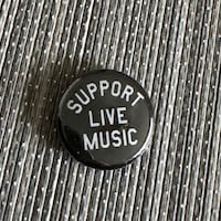 HOLE BUTTON Pin Pinback Badge Punk Large 2 1/4" Brand New! Rock 'n Roll ...