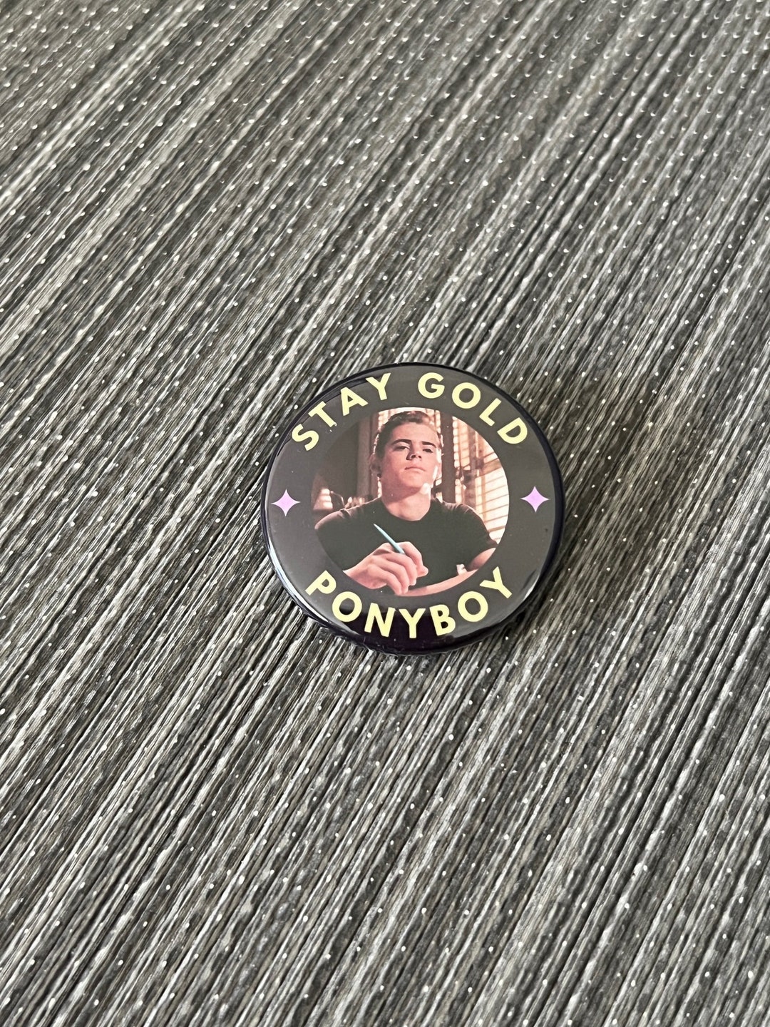 The Outsiders STAY GOLD PONYBOY 1.50" Button Pin - Etsy