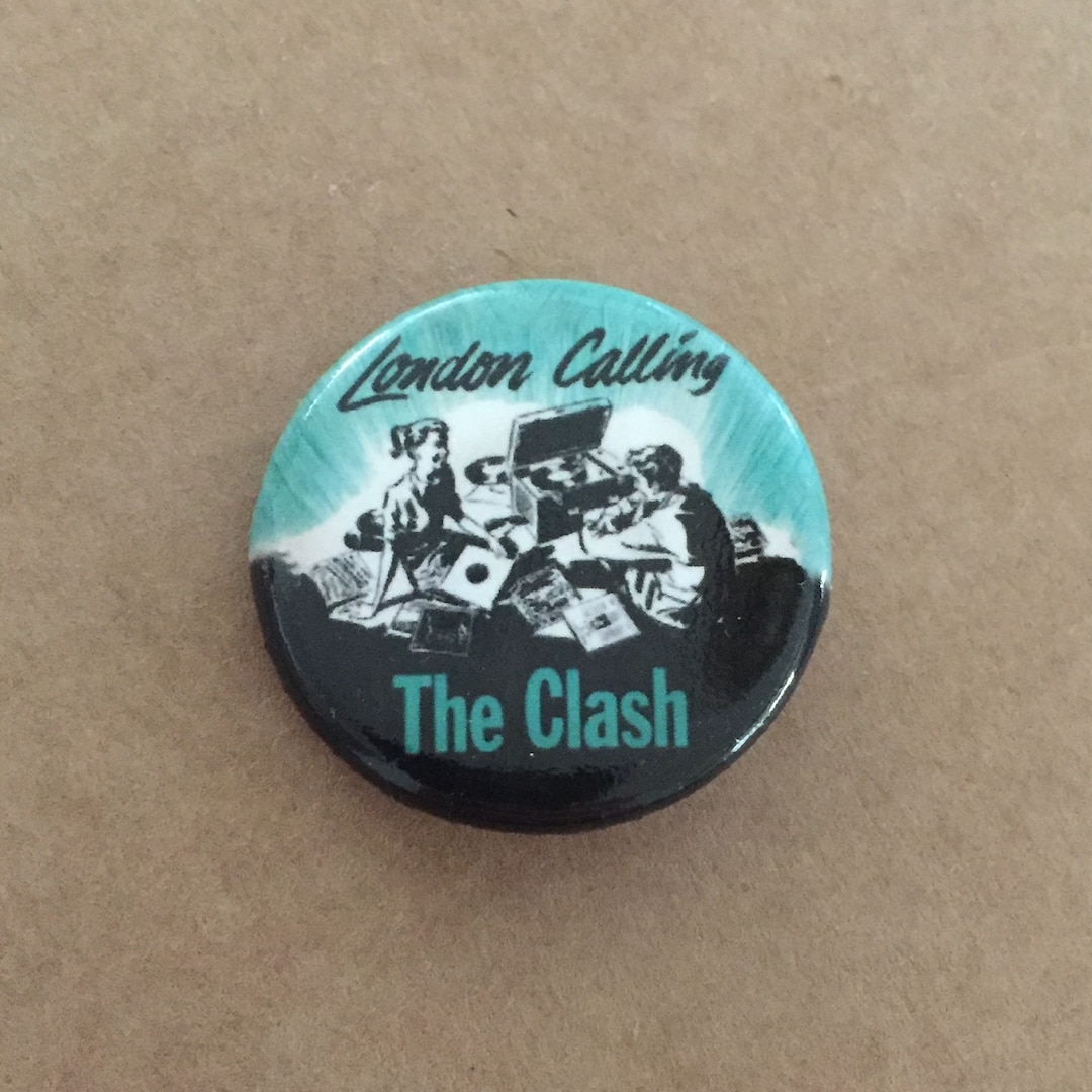 Clash THE CLASH London Calling 1.25 Button Pin Badge - Etsy