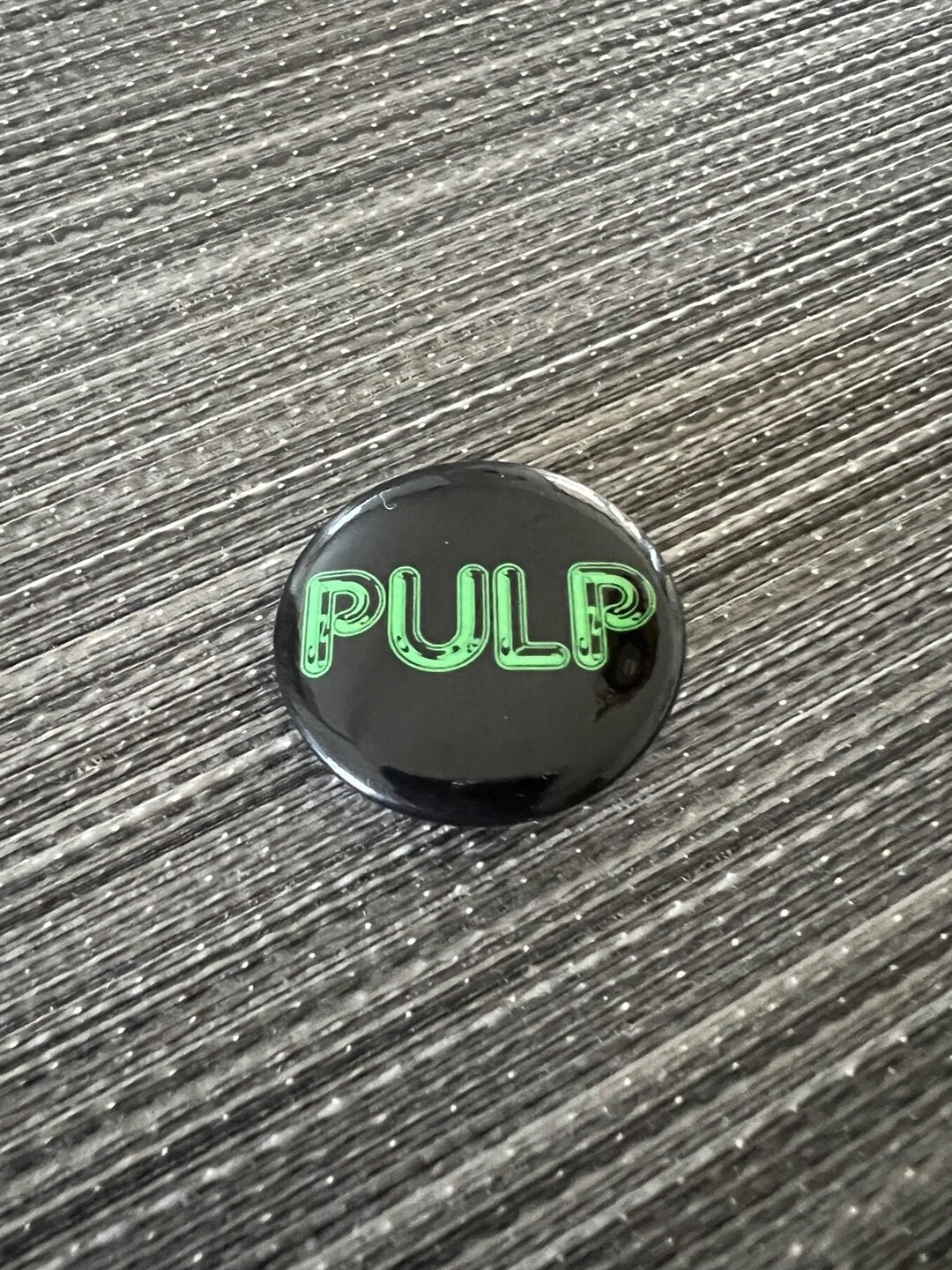 PULP 1.25" Button Pin Badge Green Britrock Jarvis - Etsy