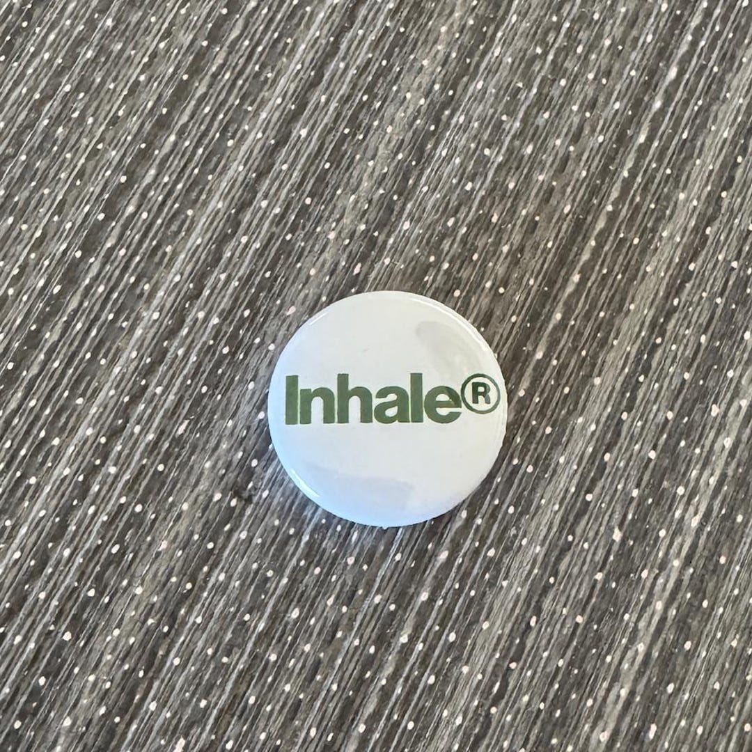 INHALER 1" Button Pin - Etsy