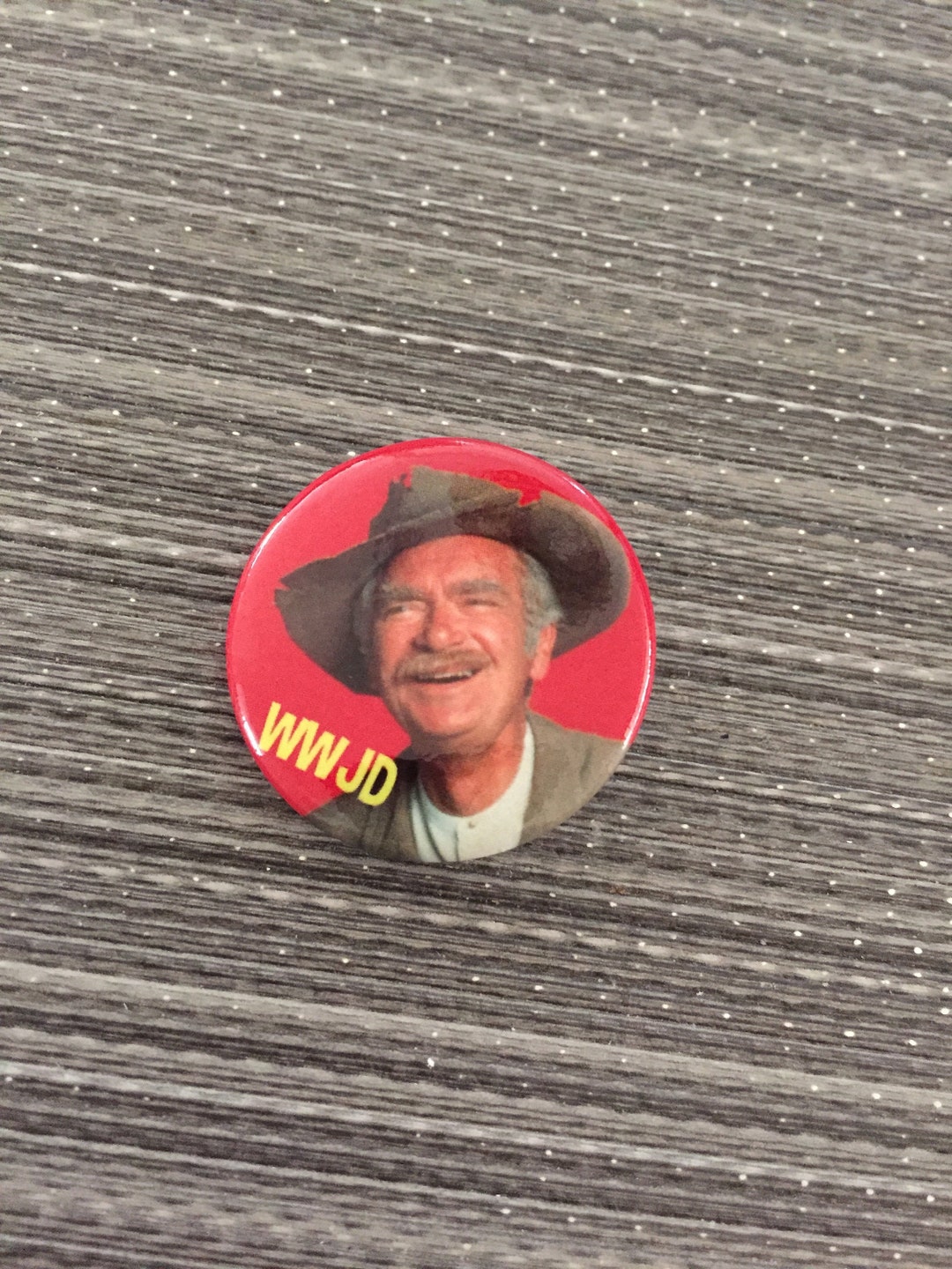JED CLAMPETT WWJD Pin Button 1.25 Uncle Jed Beverly Hillbillies - Etsy
