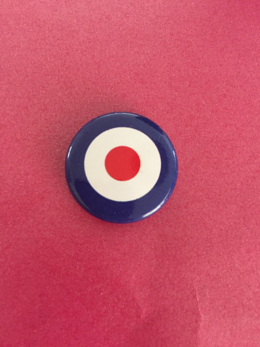 MOD BULLSEYE Target 1" Button Pin Badge - Etsy