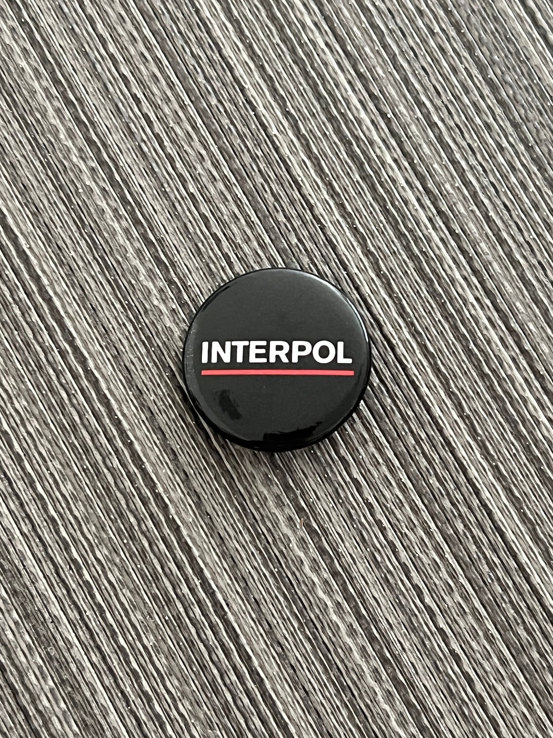 INTERPOL 1.25 Pin Badge Button - Etsy