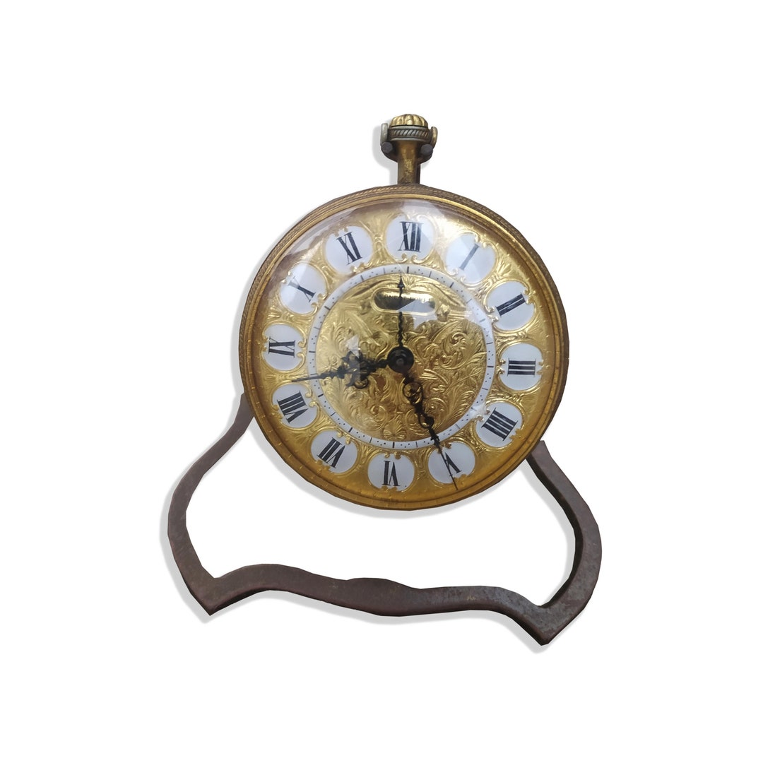 Vintage Ernest Borel Versailles Clock, Large Pocket Watch, Antique Desk ...
