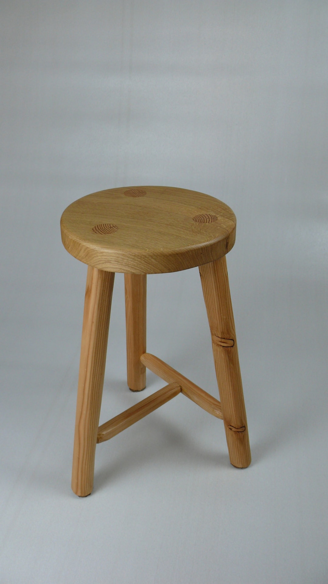 Three-legged Wooden Stool, Rustic, Individual and Handmade - Etsy