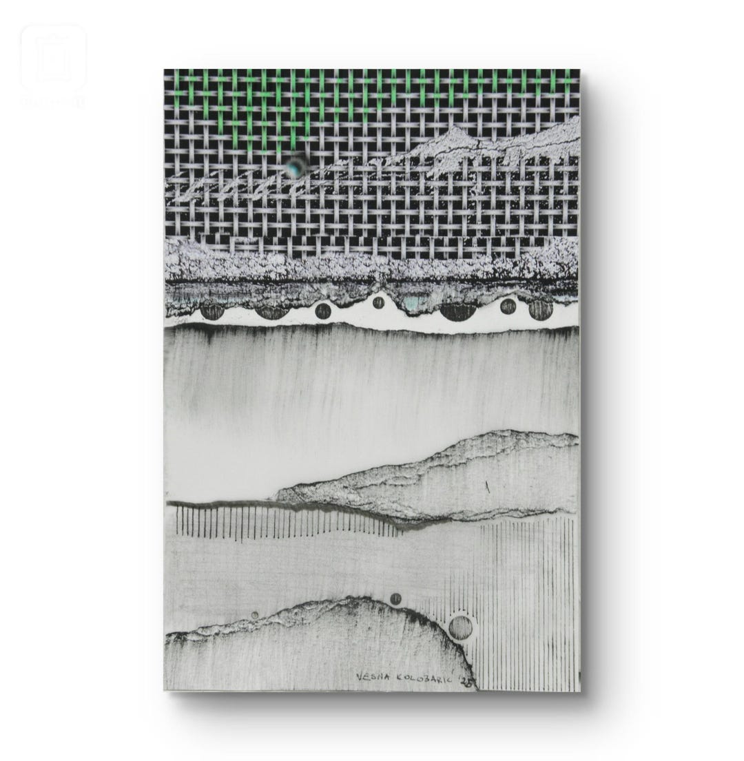 Original Abstract Art Collage, Wall Hanging Modern Art on Paper - Etsy