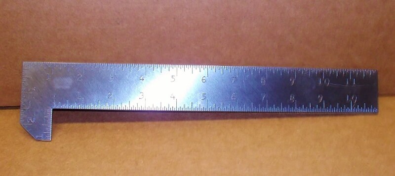 Hook Ruler, Blacksmith Tools, Welder , Gift Ideas, Measuring Ruler ...