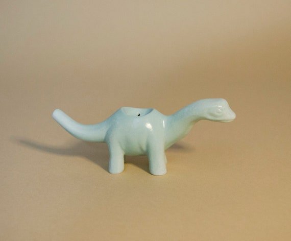 Dinosaur Ceramic Pipe. Smoking Pipe. One Shotter Pipe | Etsy