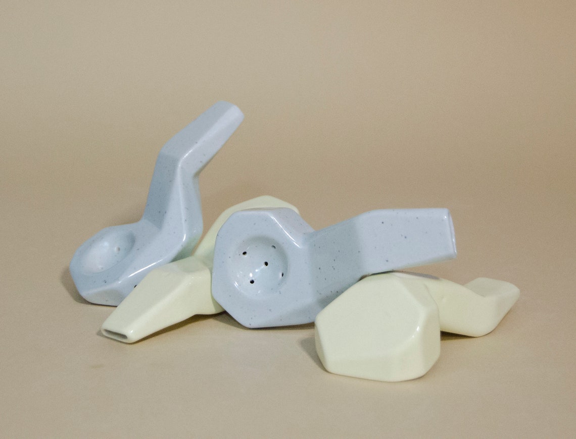 Ceramic Pipe. Smoking Pipe. One Shotter Pipe. | Etsy