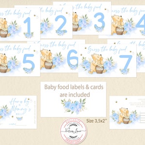 40 Games for a Classic Winnie the Pooh Baby Shower Boy Bundle ...