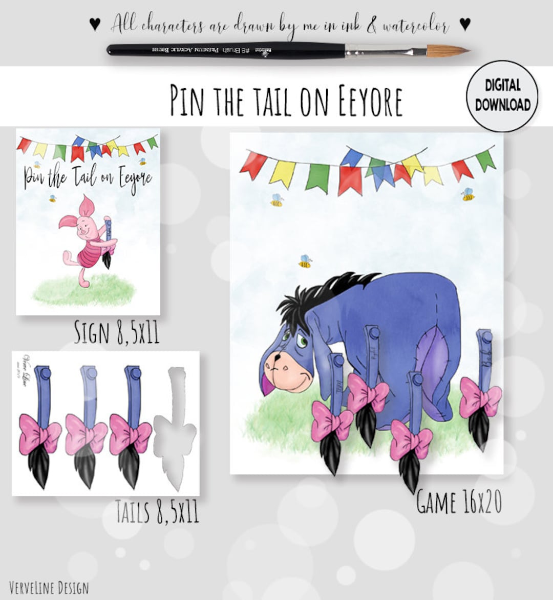 Pin The Tail On Eeyore