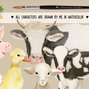 Editable Farm Birthday Boy Girl ANY AGE Invitation Farm Animals ...