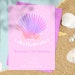 Editable Invitation Seashell Shellebrate Birthday Party Girl ANY AGE ...