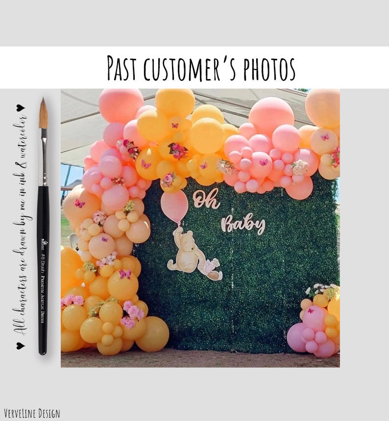 Cutout Prop Stand up Prop Decor Classic Vintage Winnie and - Etsy