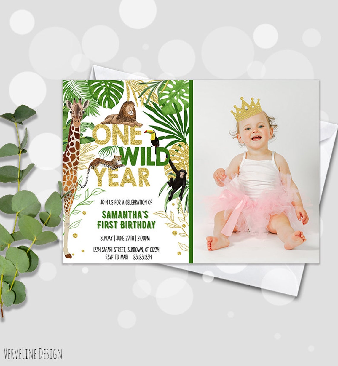 Editable Wild One Birthday Invitation 1st Birthday Boy Girl | Etsy