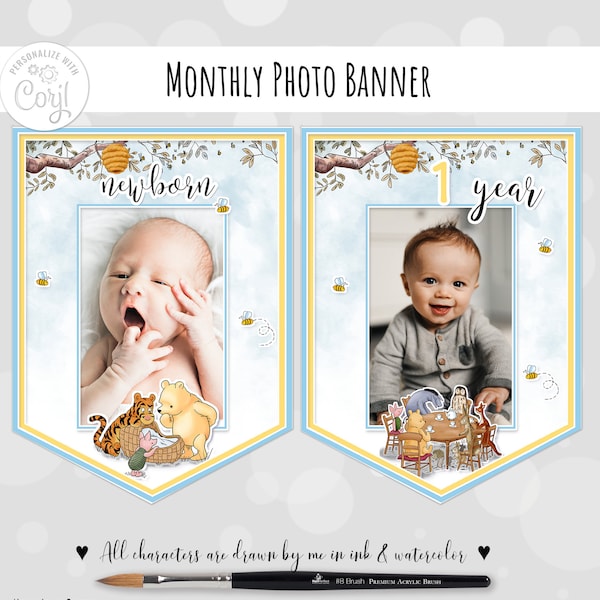Monthly Photo Banner - Etsy