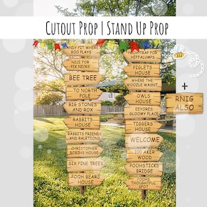Cutout Decor Classic Winnie the Pooh Baby Shower|birthday Party Big Set ...