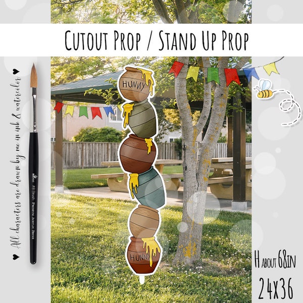 Winnie the Pooh Stand up Prop - Etsy