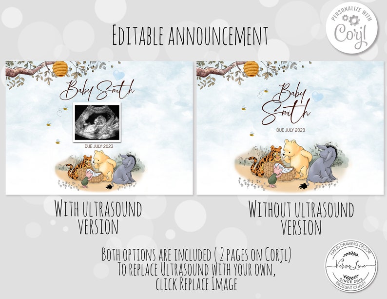 Editable Funny Pregnancy Announcement for Social Media Instagram ...