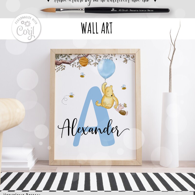 Classic Pooh Letters - Etsy