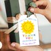 Editable Thank You Tag Sun Teacher Appreciation Gift Tag Teacher ...