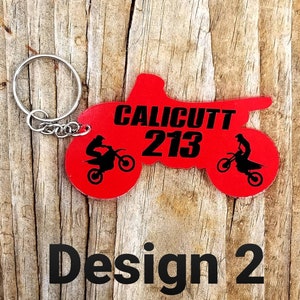 Dirt Bike Keychain/moto Keychain/motocross Key Chain - Etsy