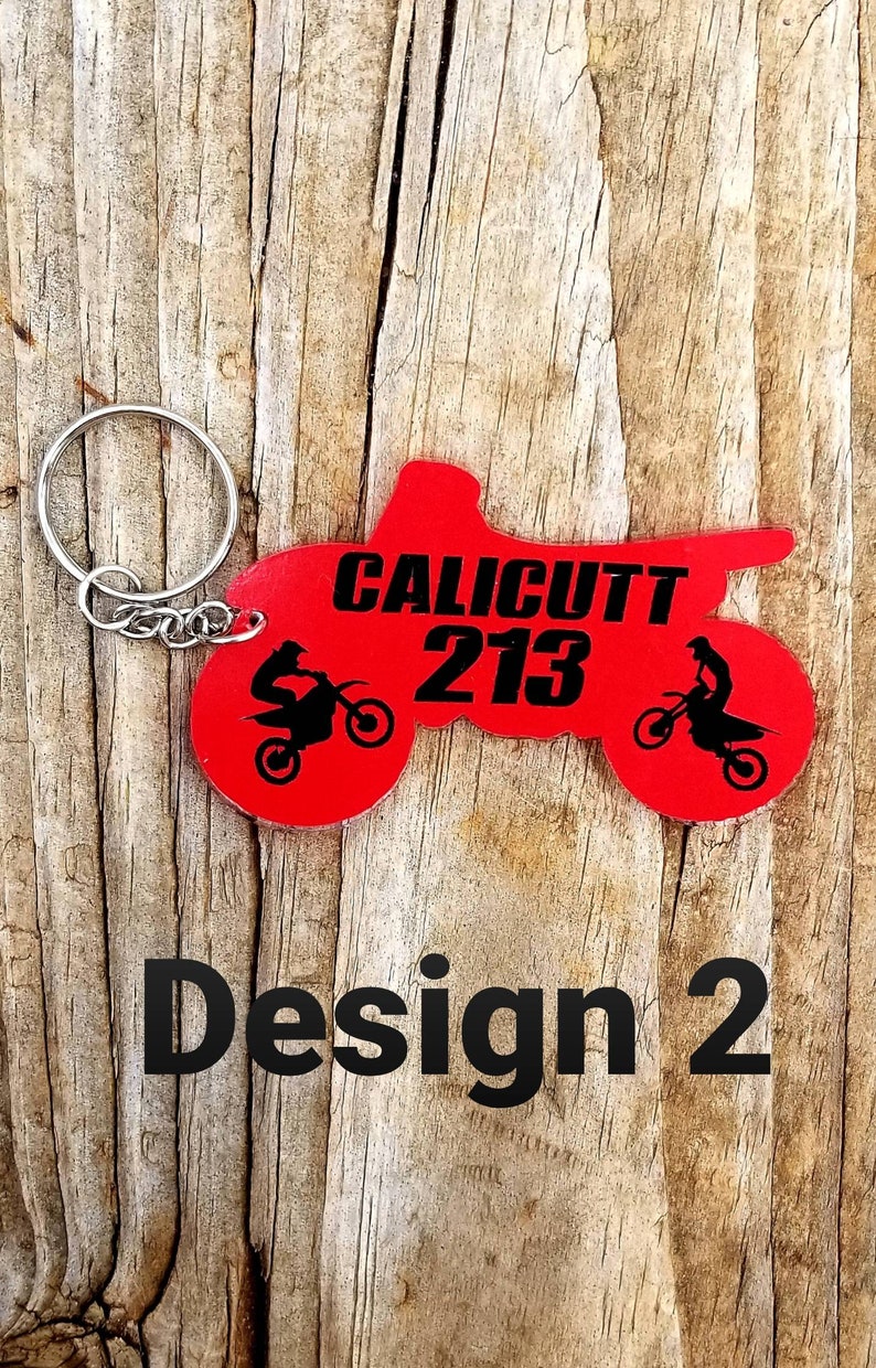 Dirt Bike Keychain/moto Keychain/motocross Key Chain - Etsy