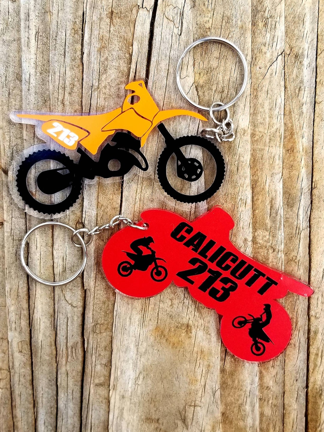Dirt Bike Keychain/moto Keychain/motocross Key Chain - Etsy