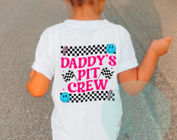 Daddy's Pit Crew Racing Shirt, Kids Racing Shirt, Kids Moto Shirt ...