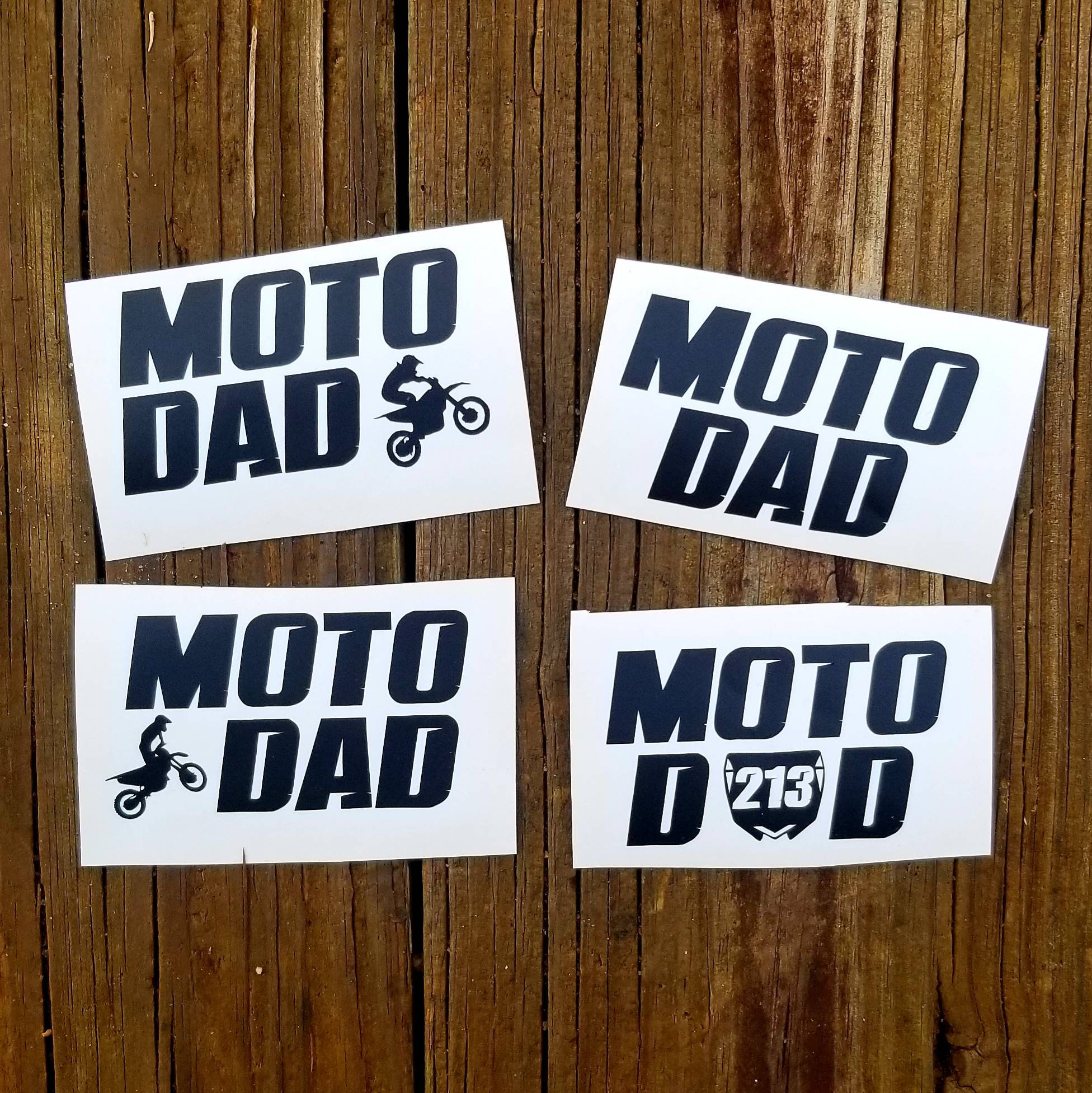 Moto Dad/ Motocross Dad/ Number Plate/ Moto /motocross - Etsy