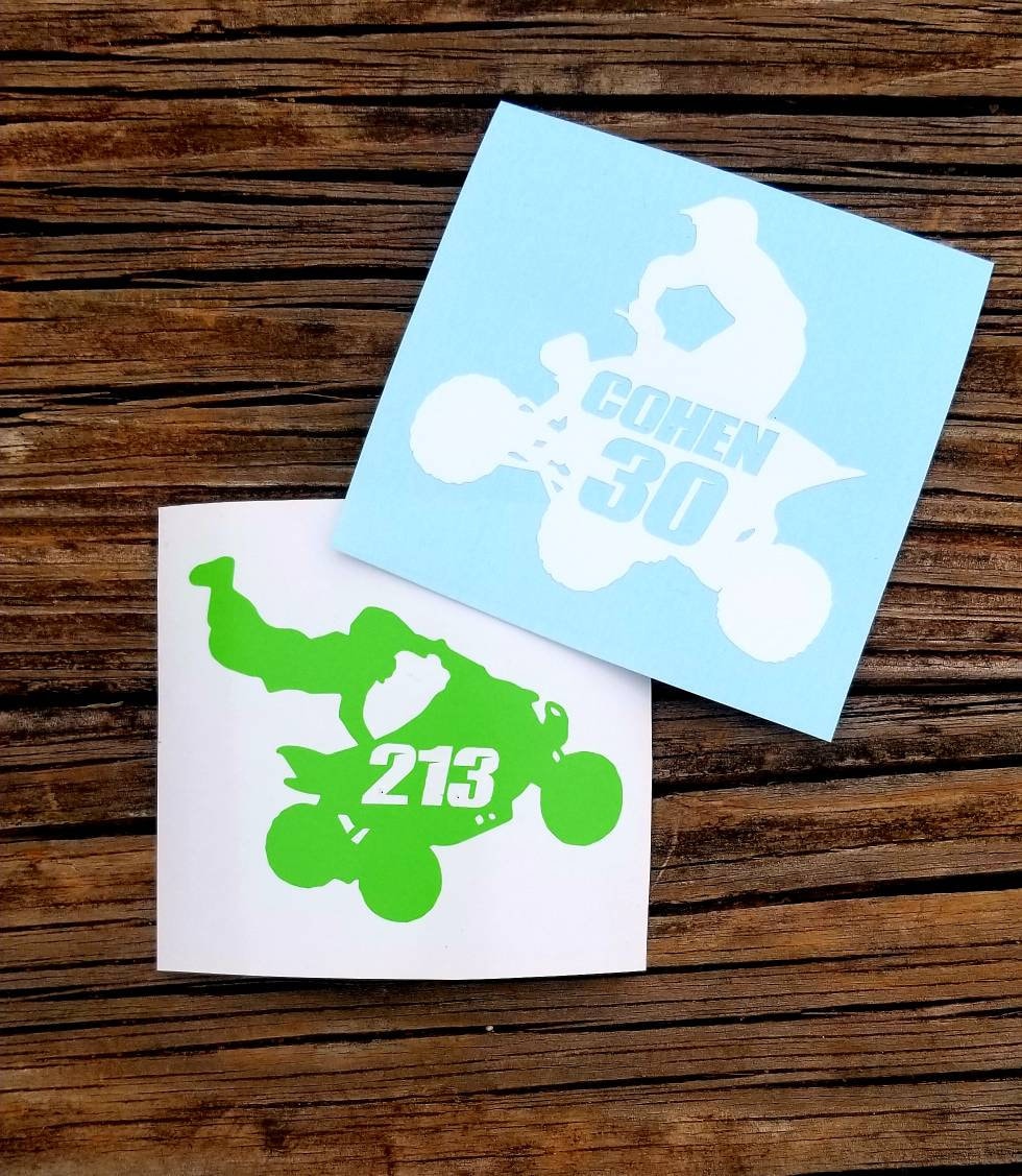 Quad Decal/ ATV Decal/ Forwheeler Decal/ ATV Sticker - Etsy