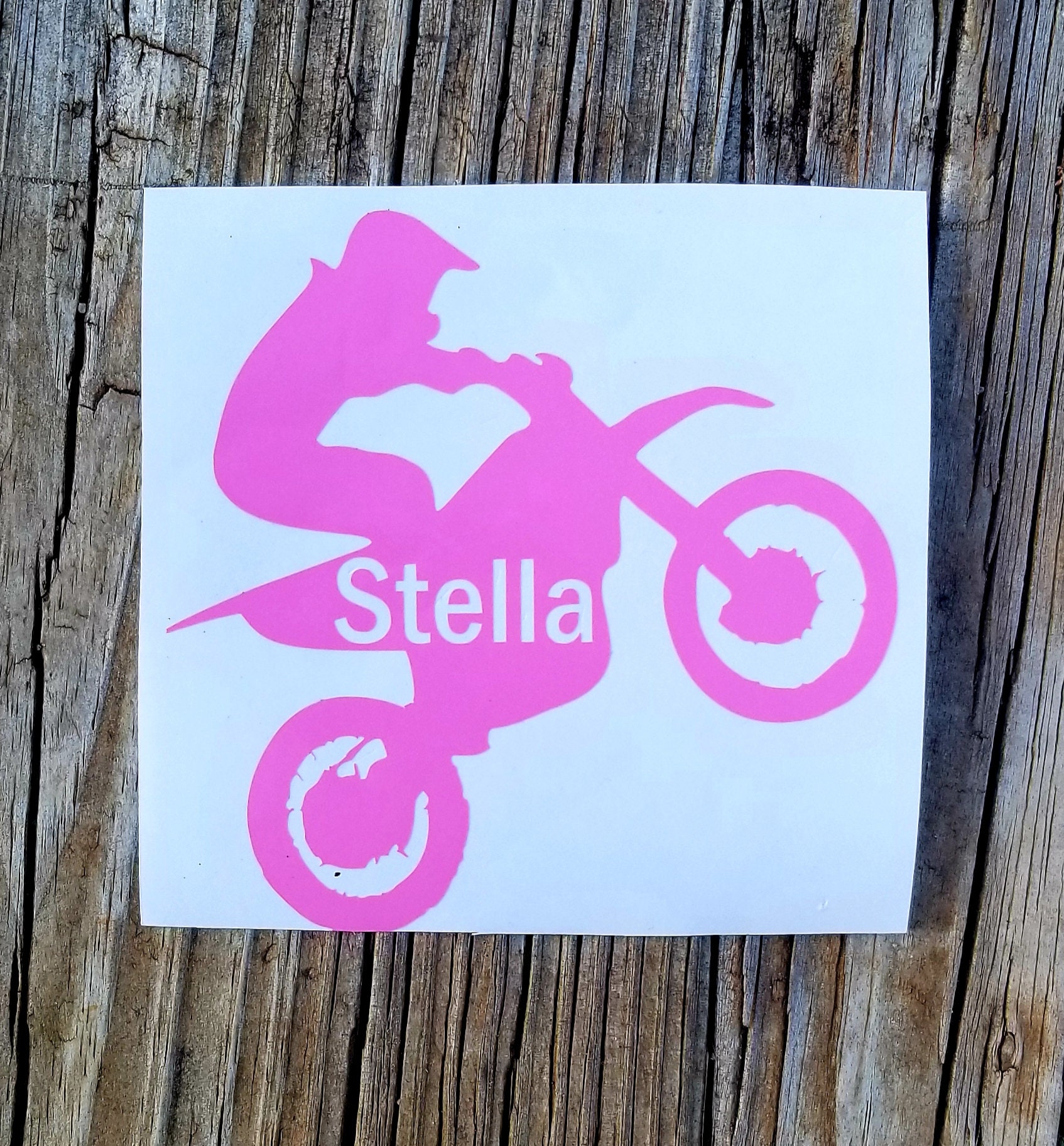 Dirt Bike Moto Decal - Etsy