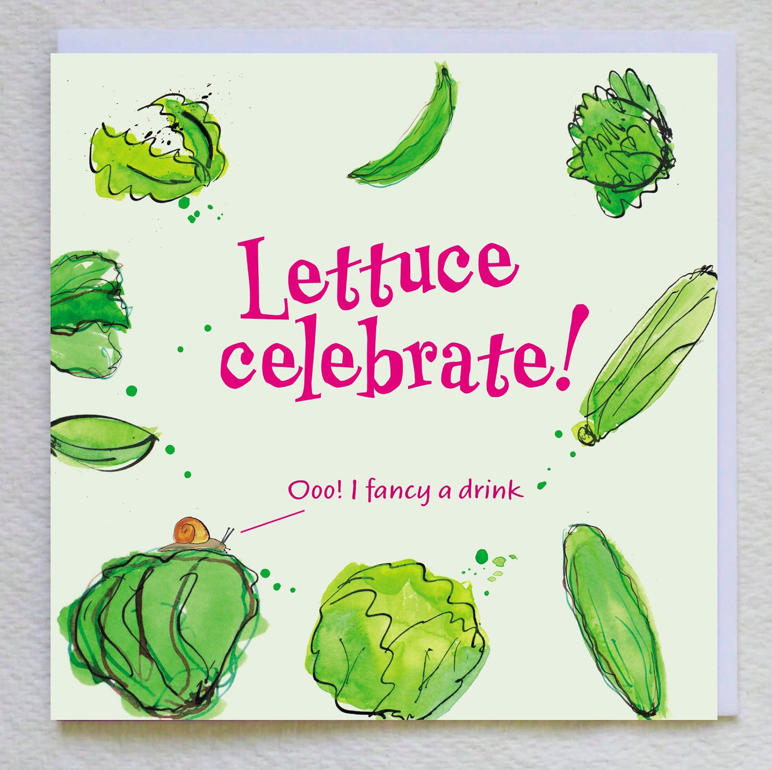 Funny Gardener Birthday Card: Lettuce Celebrate! - Etsy UK
