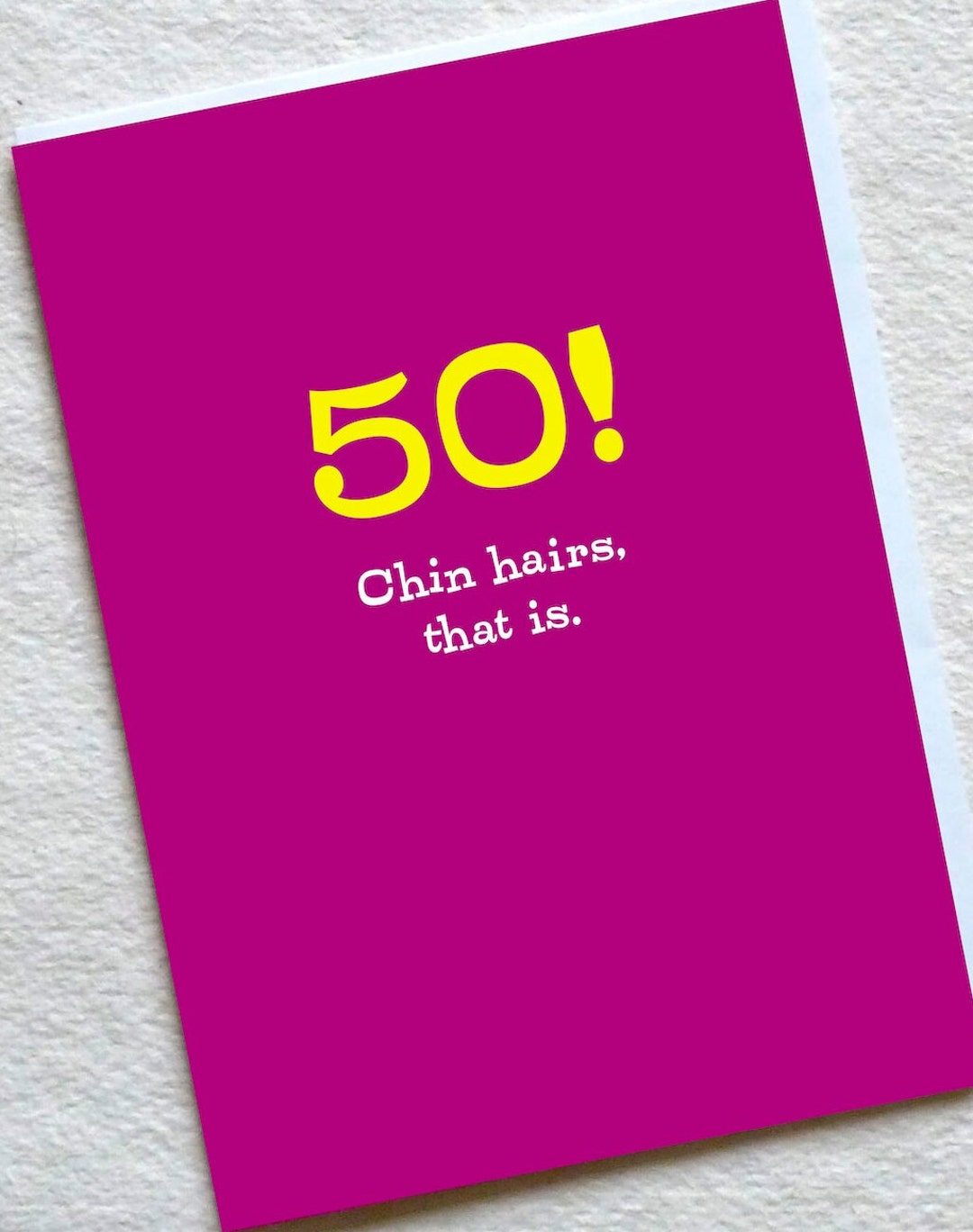 Funny 50th Birthday Card for Friend Cheeky 50th Card for Mum Milestone ...