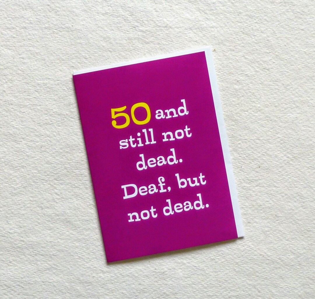 Funny 50th Birthday Card For Mum dad her him relative best Etsy Funny 50th Birthday Card For Mum dad her him relative best Etsy