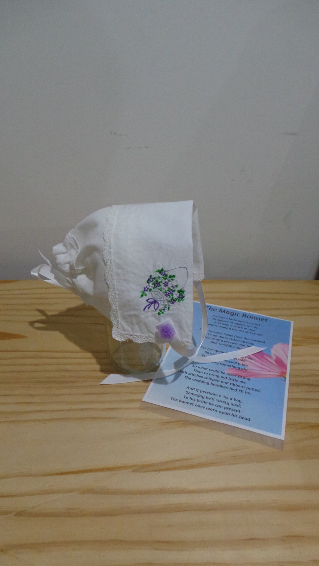 Hankie Christening Bonnet 20 - Etsy
