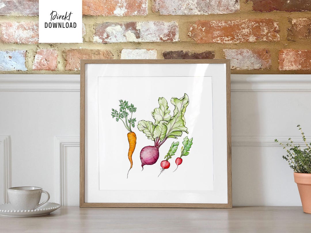Wall Mural Motif Healthy Vegetables, Garden Vegetables, Vegetable ...