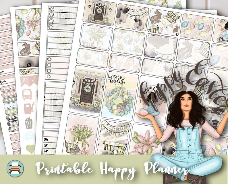 Printable Mambi Happy Planner Classic Stickers Happy Weekly | Etsy