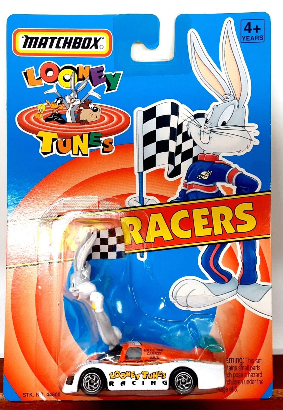Matchbox Bugs Bunny W/ Flag Looney Tunes Pro Racers Diecast in Race Car ...