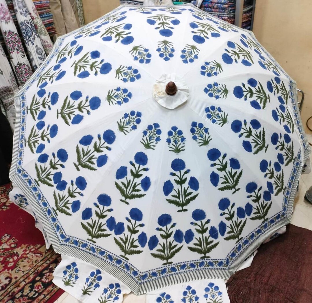 Block Printing Umbrella at Marion Akers blog