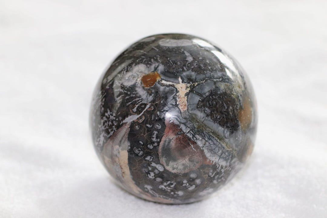 Rock Mineral Shere - Looks Like Alien Landscape - Etsy