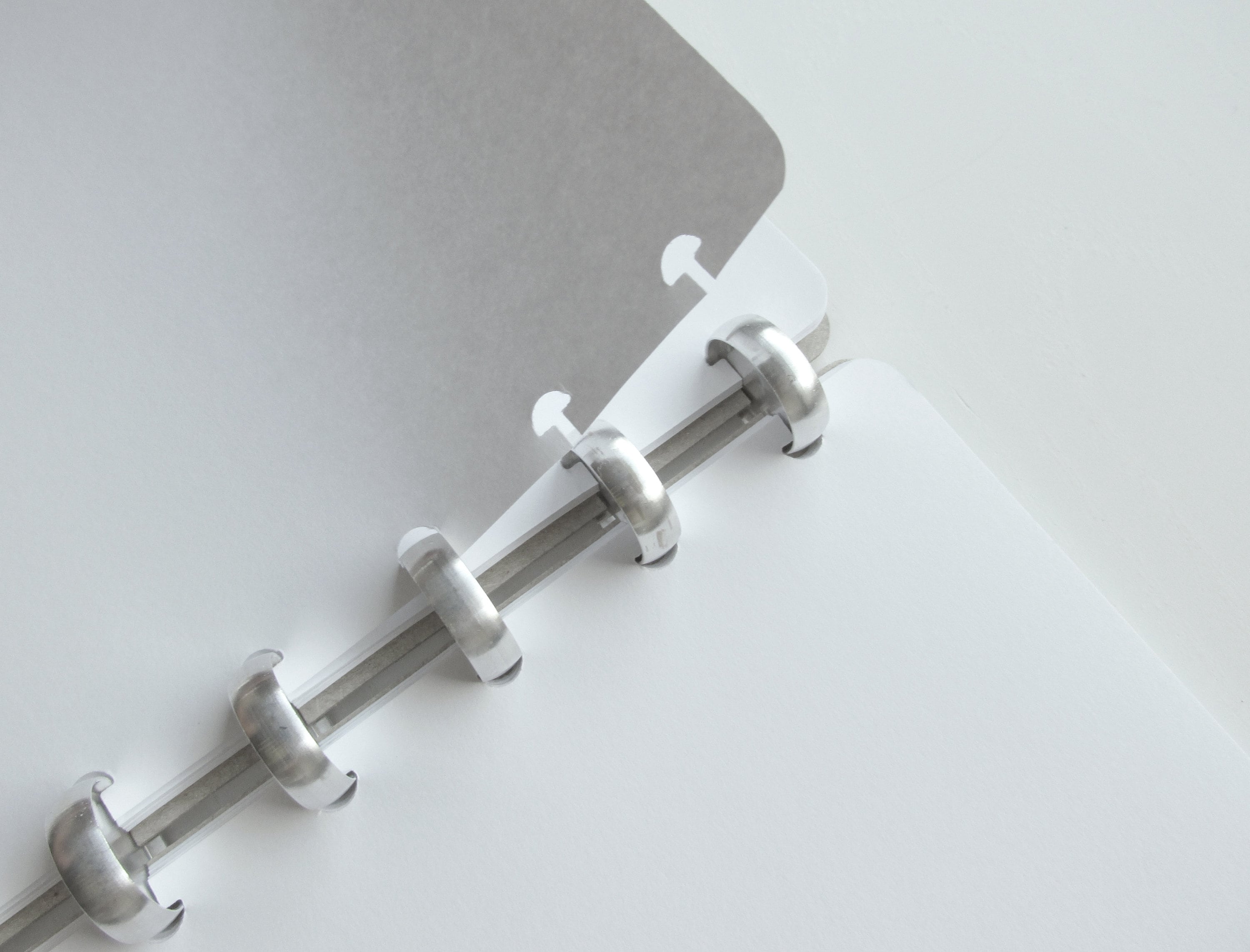 Refillable Discbound Notebook Plain Paper - Etsy